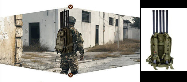 2km small volume backpack drone jammer with detector