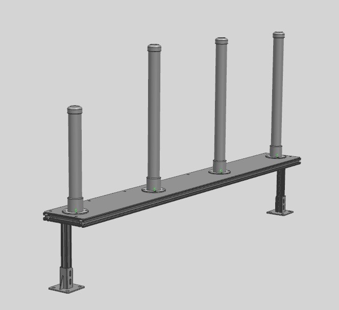 Large Jamming Radius Of 2km Stationary Signal Jammer Radio Jamming Device